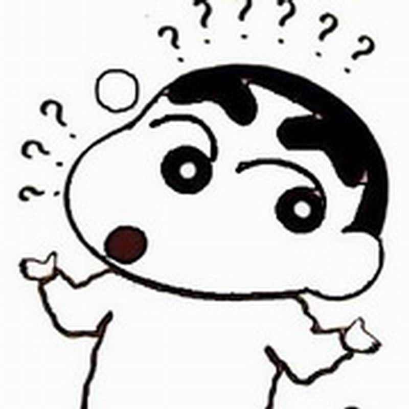 在思考的小新简笔画_在思考的小新图片欣赏_在思考的小新儿童画画作品-有伴网